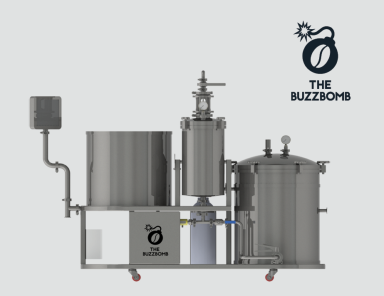 Coffee Extraction - Introducing The BuzzBomb™ - Mixing Tanks USA
