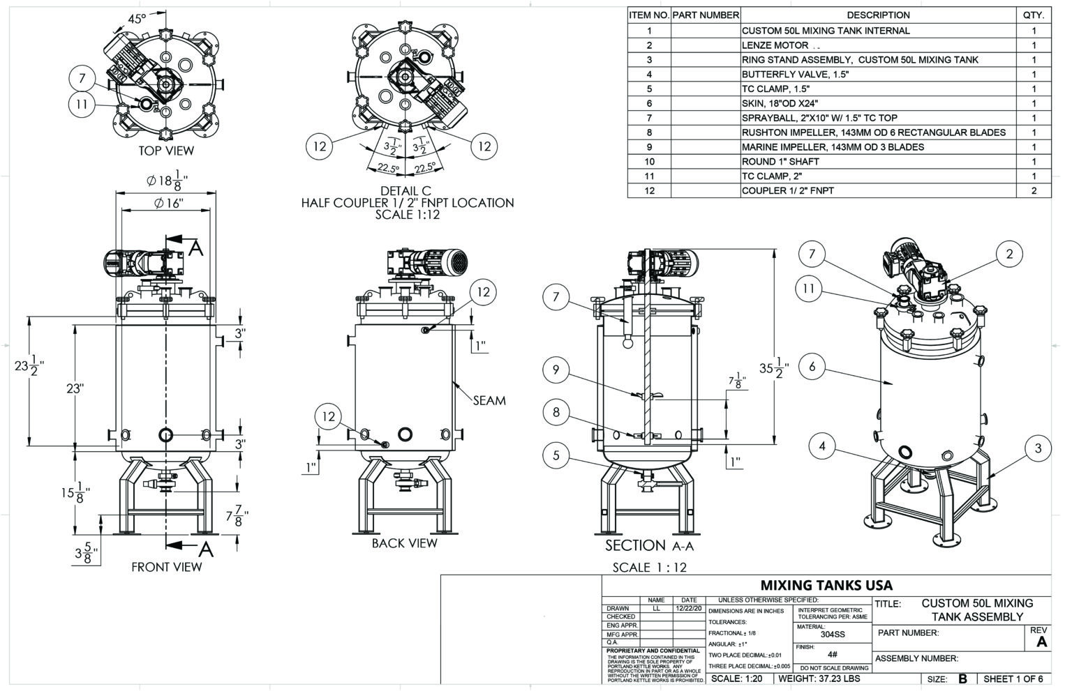 Dry Mixing and Storage Tanks from Mixing Tanks USA